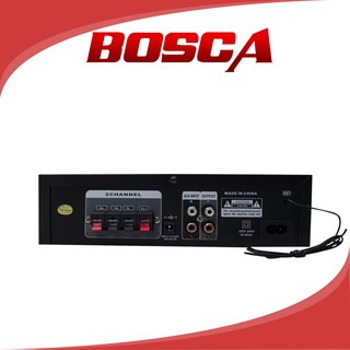 BOSCA Hi-Fi Stereo Amplifier 2 channel output Bluetooth USB SD FM ...