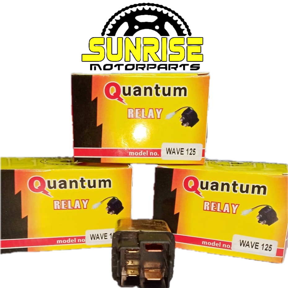 QUANTUM BRAND STARTER RELAY FOR WAVE125 & COMMON | Shopee Philippines