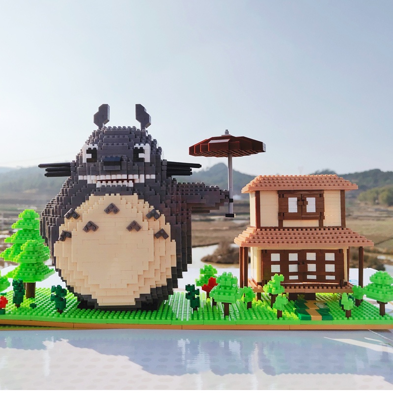 Spirited Away Nano Blocks Building Blocks Hayao Miyazaki Totoro No Face ...