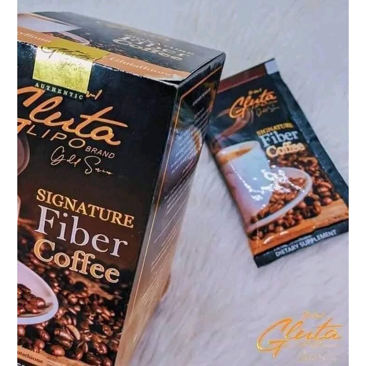 Gluta Lipo Fiber Coffee Detox Slimming Whitening Glutathione Glutalipo ...