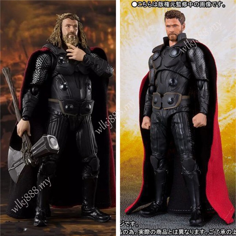 SHF Avengers 4 Endgame Thor 4 Action Figure Toys Model Dolls | Shopee ...