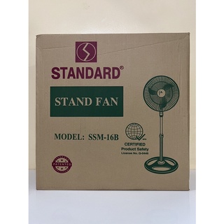 Standard Stand Fan 16 inches SSM-16B banana blade | Shopee Philippines