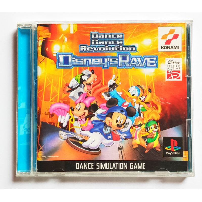 Dance Dance Revolution Disneys Rave PS1 Game Japan Region ps1 game ...