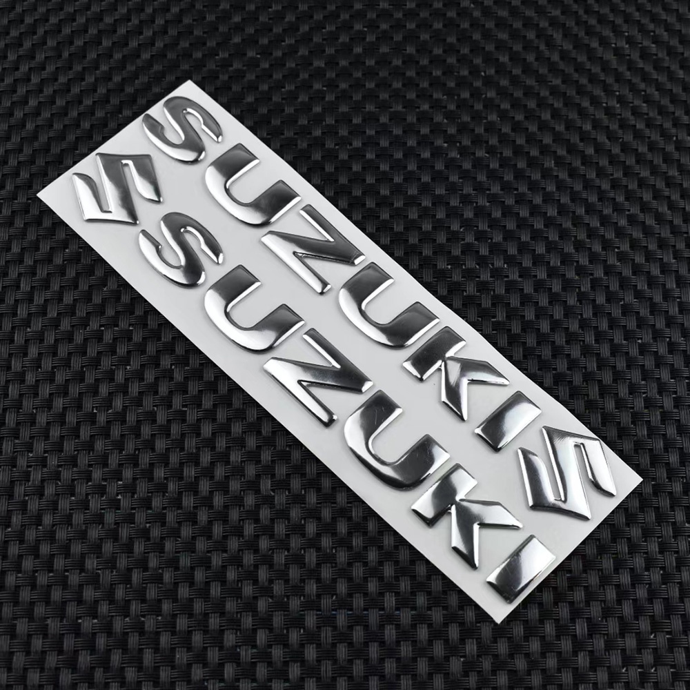 1 Pair Brand Logo Universal Pit Bike Fuel Tank Moto Stickers for Suzuki ...