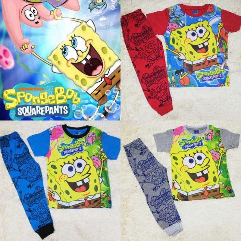 Pyjamas Kids SpongeBob | Shopee Philippines