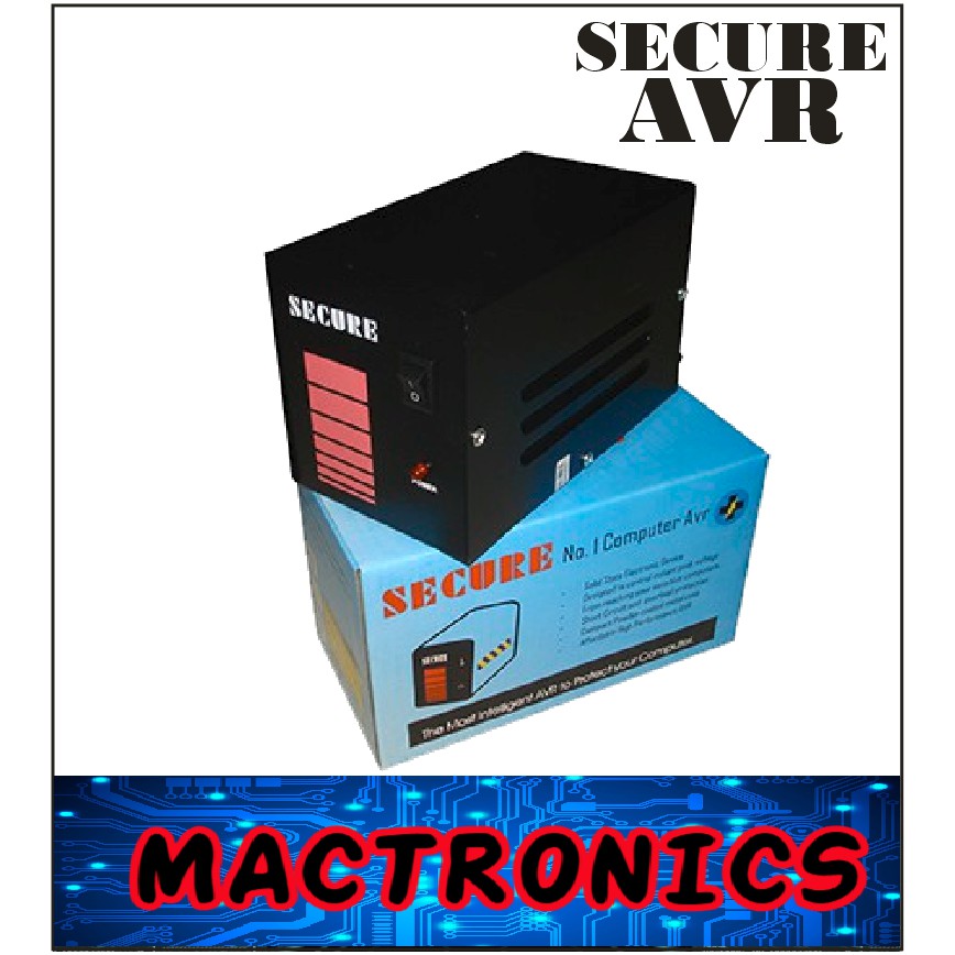 SECURE AUTO VOLTAGE REGULATOR (AVR) | Shopee Philippines
