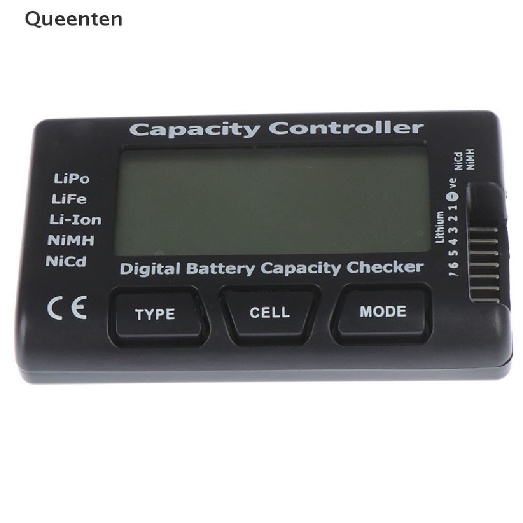 Queenten 1Pc Digital battery capacity controller checker for NiMH Nicd ...