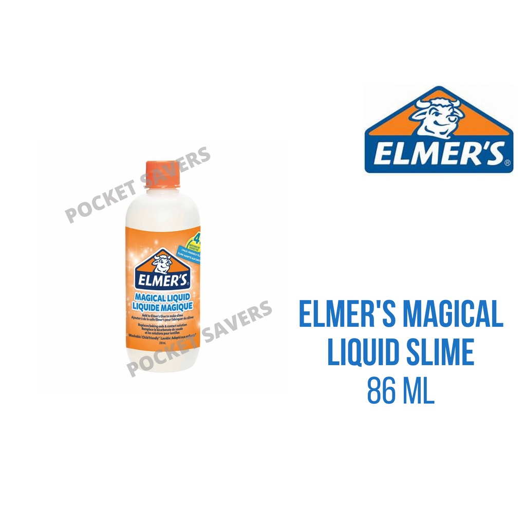 ELMER'S Magical Liquid Slime SLIME028 (86ml, Activator, Clear, Non ...