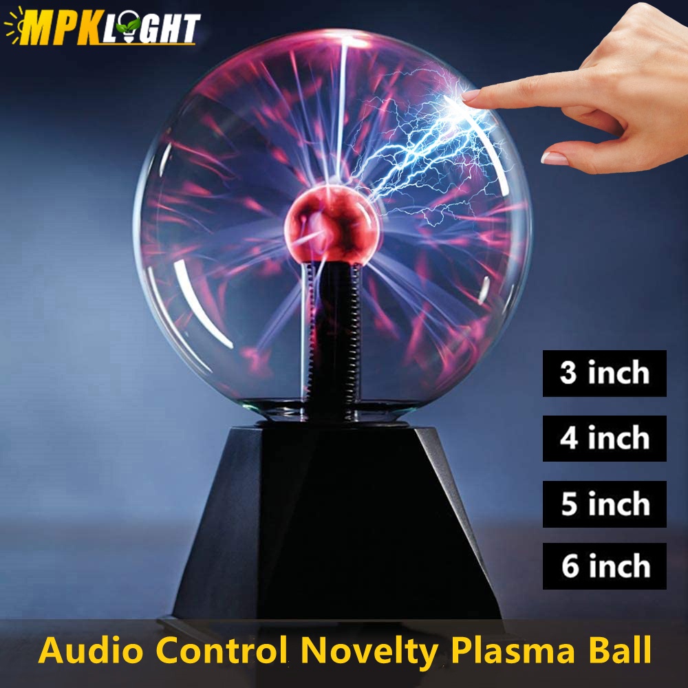 Magic Crystal Plasma Ball Touch Lamp 220V LED Night Light Child ...