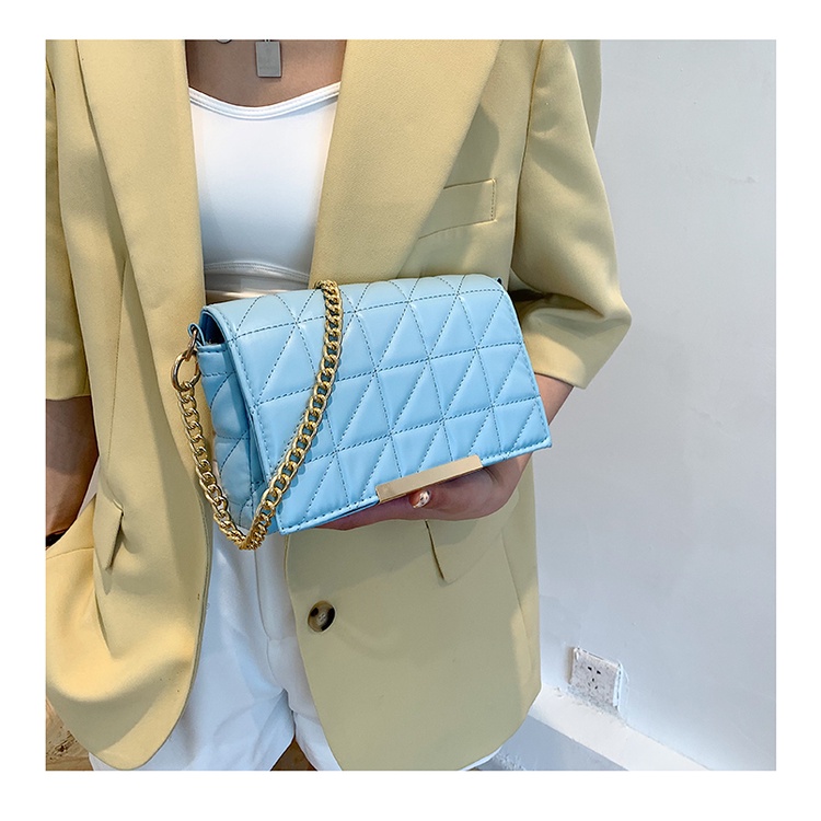 Solid Color Simple Diamond Shape Soft Surface Material Chain Armpit ...