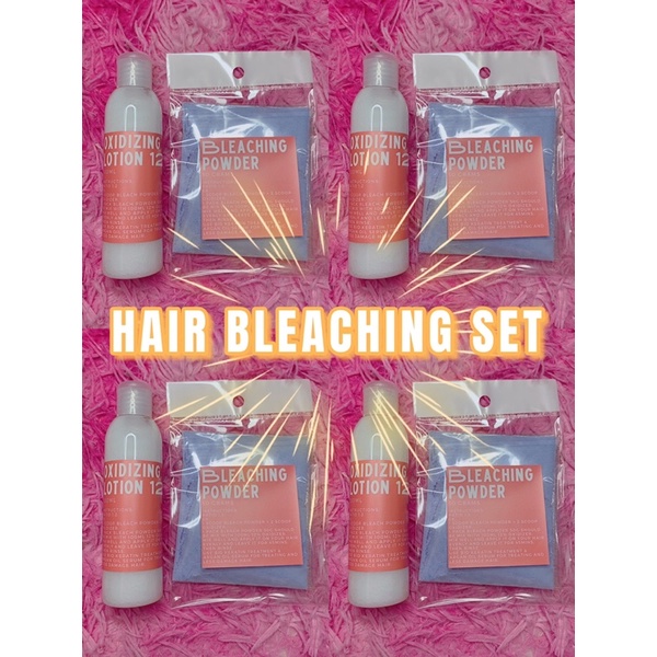 Sonique Hair Bleaching Set / BLEACHING POWDER ( Small Set Good for 1 ...
