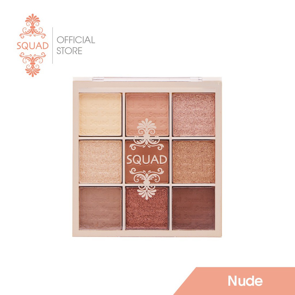 Squad Cosmetics NUDE Mini Eyeshadow Palette | Shopee Philippines