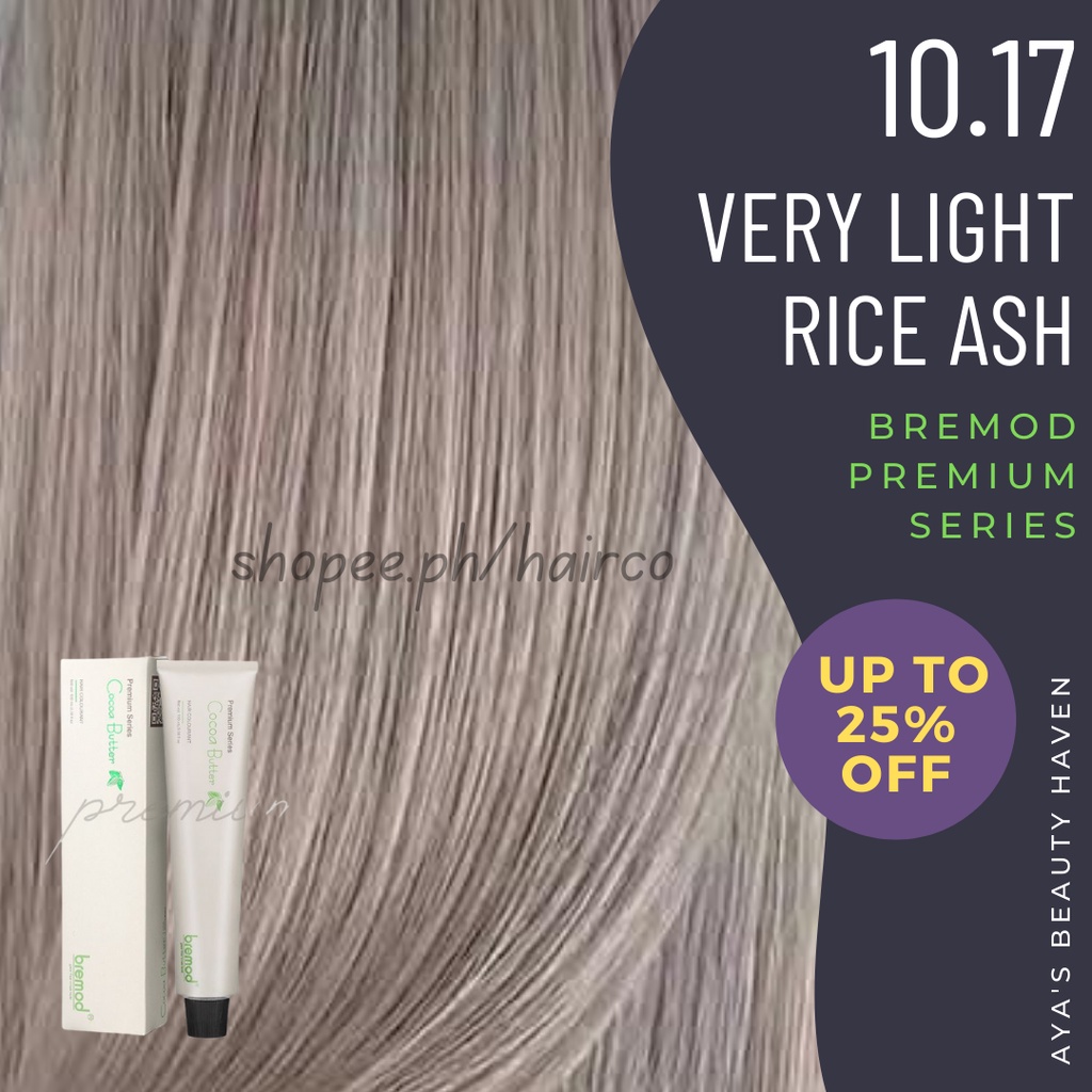 Very Light Rice Ash 10.17 Hair Color 100ml | Shopee Philippines