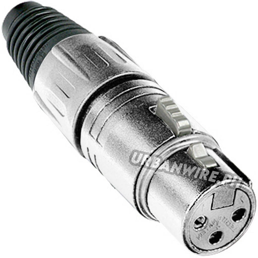 Neutrik 3 Pin Female XLR Connector SILVER Heavy Duty | Shopee Philippines