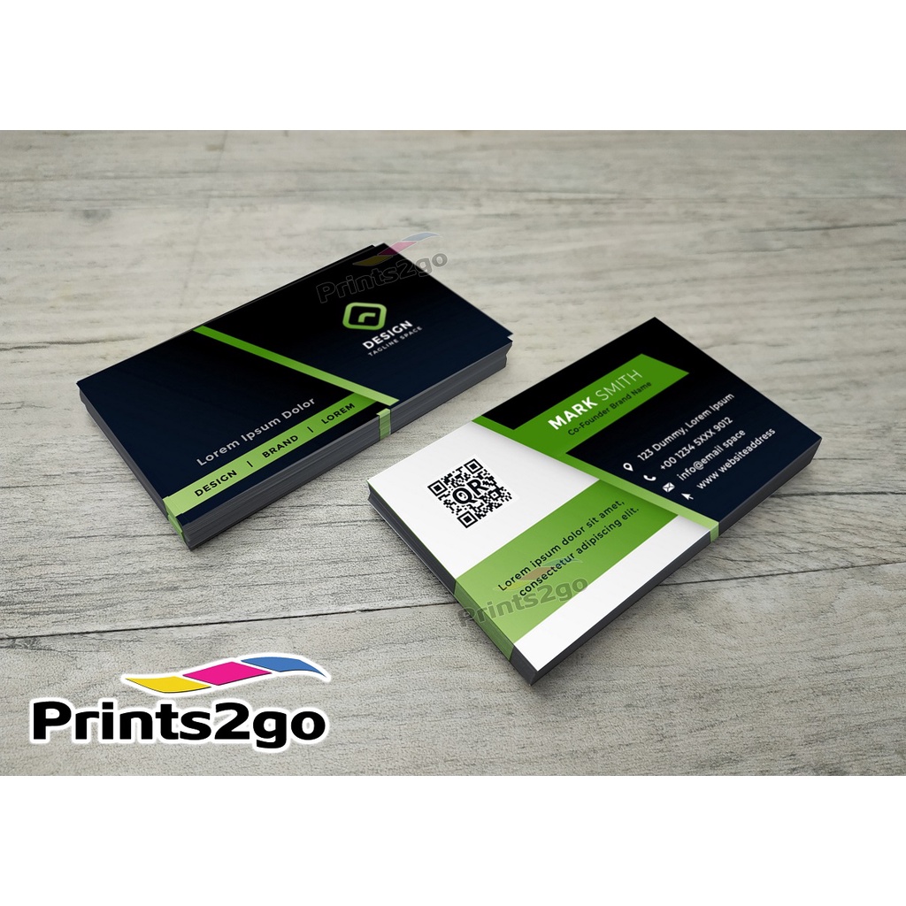 100 pcs MACHINE CUT Calling Card / Business Card / Thank You Card ...