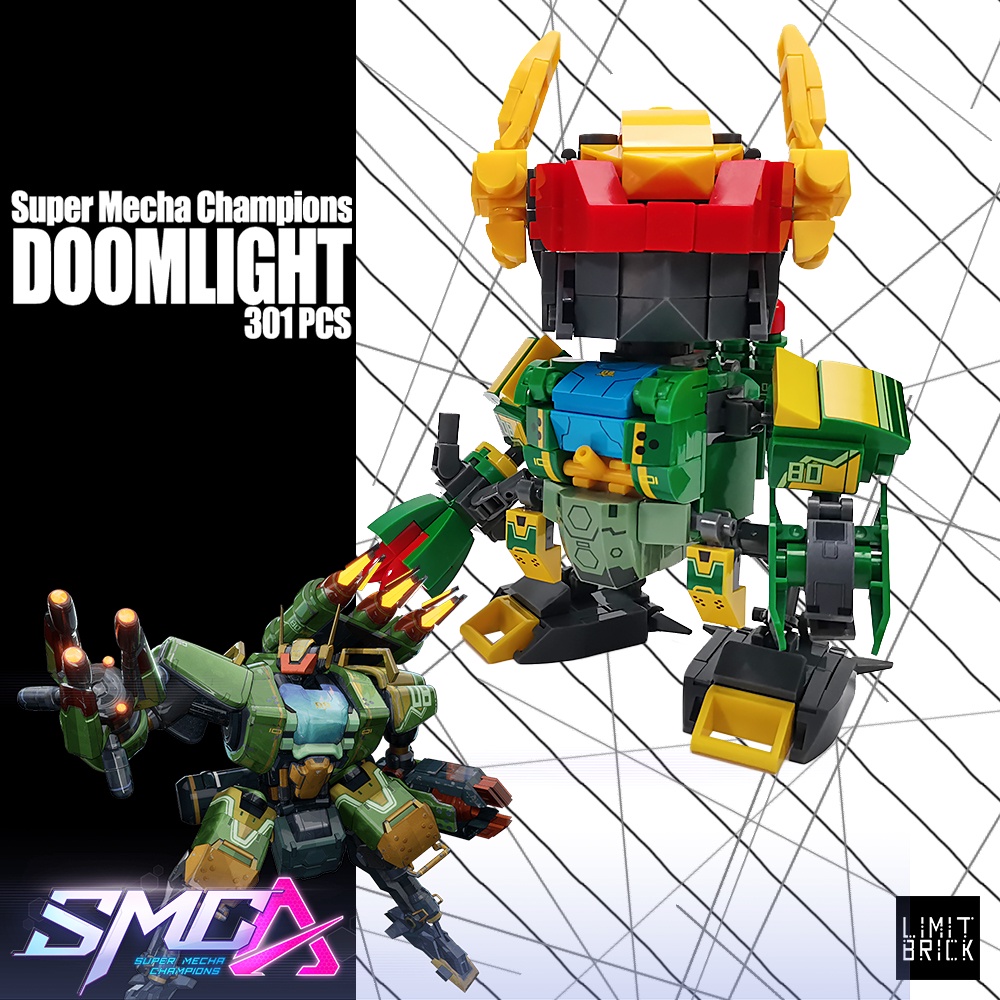 SMC Doomlight Chibi Brick Robot Mech Super Mecha Champions Building ...