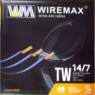 WIREMAX AFFORDABLE TW Stranded Wire 150 METER #14 (2.0mm) #12 (3.5mm ...