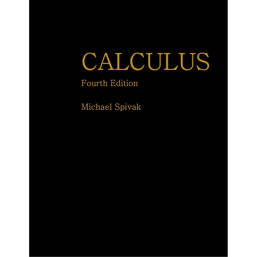 Calculus 4th Edition By Michael Spivak Shopee Philippines