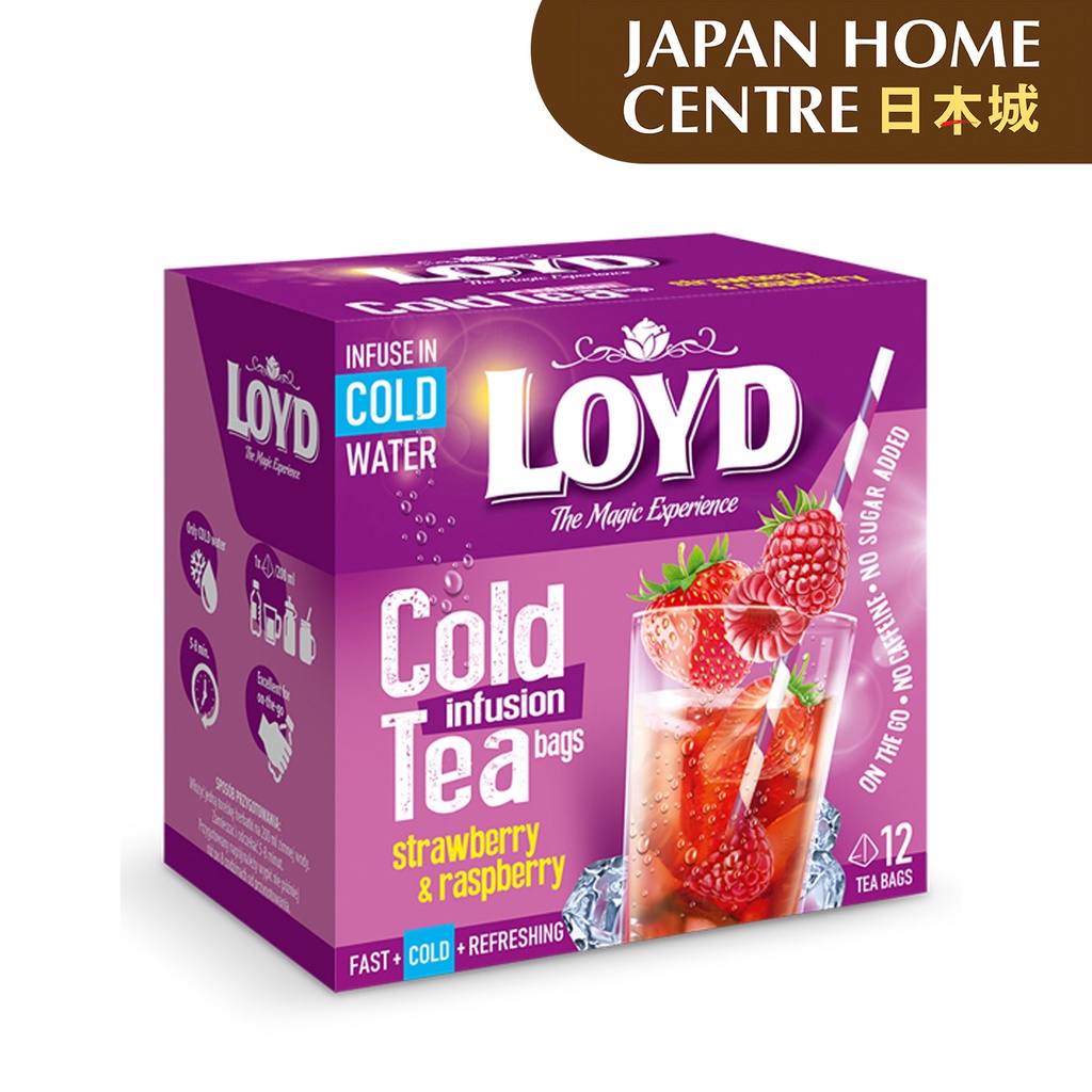 Loyd Cold Infusion Tea Bags Strawberry & Raspberry 2.5gm*12Teabags ...