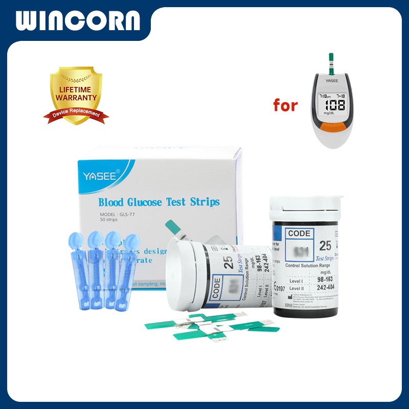 50pcs Blood Glucose test paper set, suitable for blood glucose meter ...