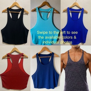 3X gym sando 3 pc workout sando tank tops stringer sleeveless Y shirt ...