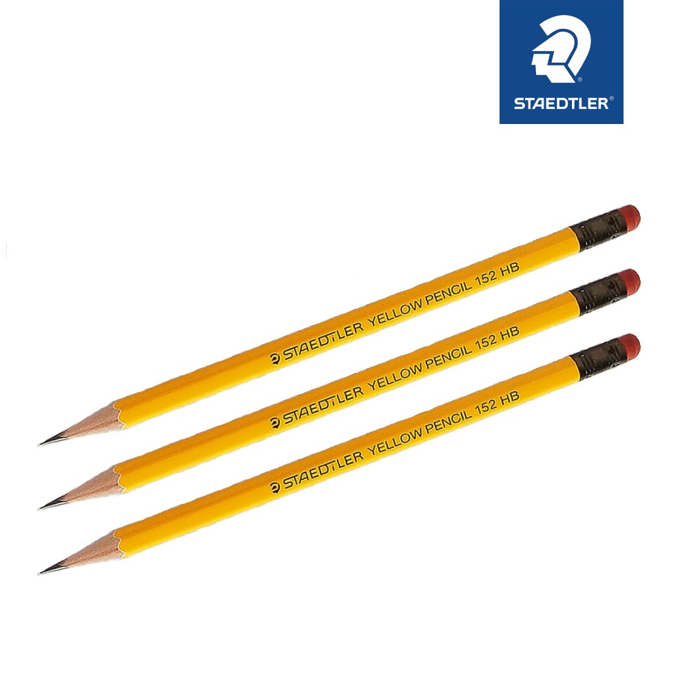 Staedtler Yellow Pencil 152 (HB) | Shopee Philippines
