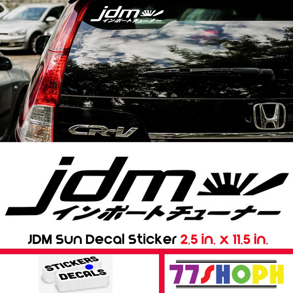 JDM Sun Decal Sticker | Shopee Philippines