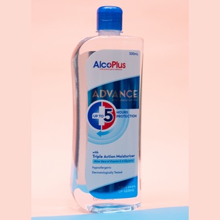 AlcoPlus Advance Antibacterial Sanitizer 500 ml | Shopee Philippines