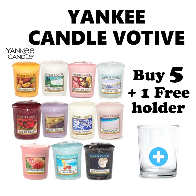 [YANKEE CANDLE] Yankee Candle / Votive Samplers Mini Candle (Black ...