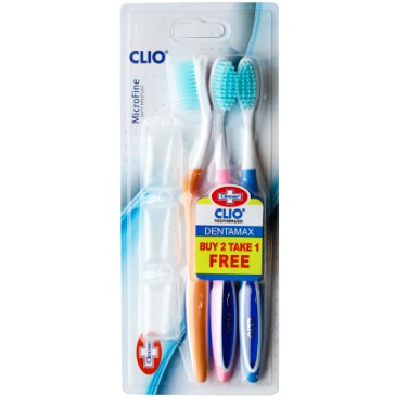 CLEENE CLIO TOOTHBRUSH DENTAMAX BUY 2 TAKE 1 | Shopee Philippines