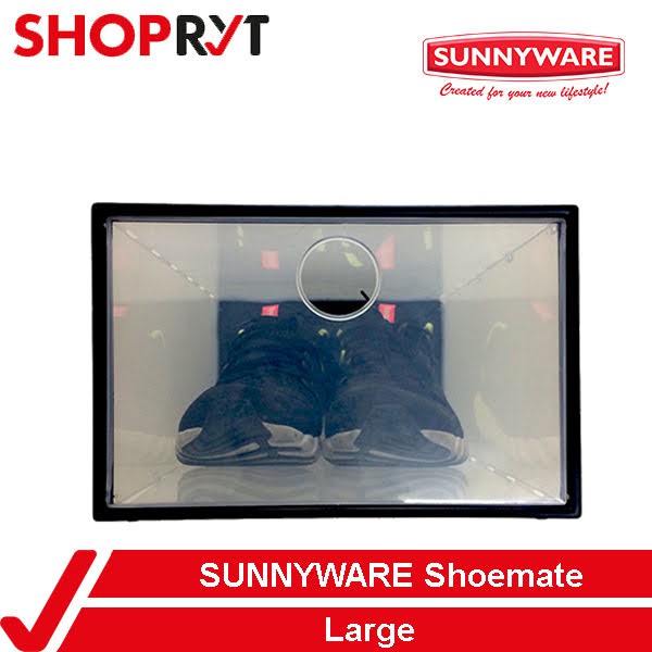 Sunnyware Shoemate Shoe Box Collapsible Shoe Mate Clear Large up to ...