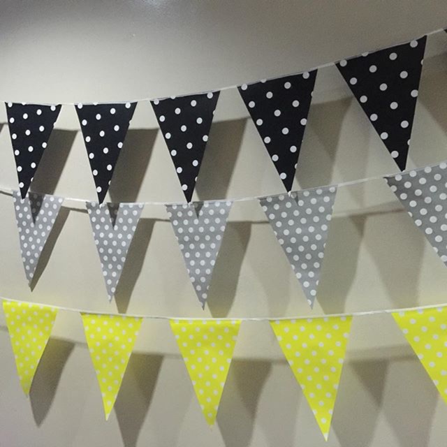Silver Polka dot banderitas | Shopee Philippines