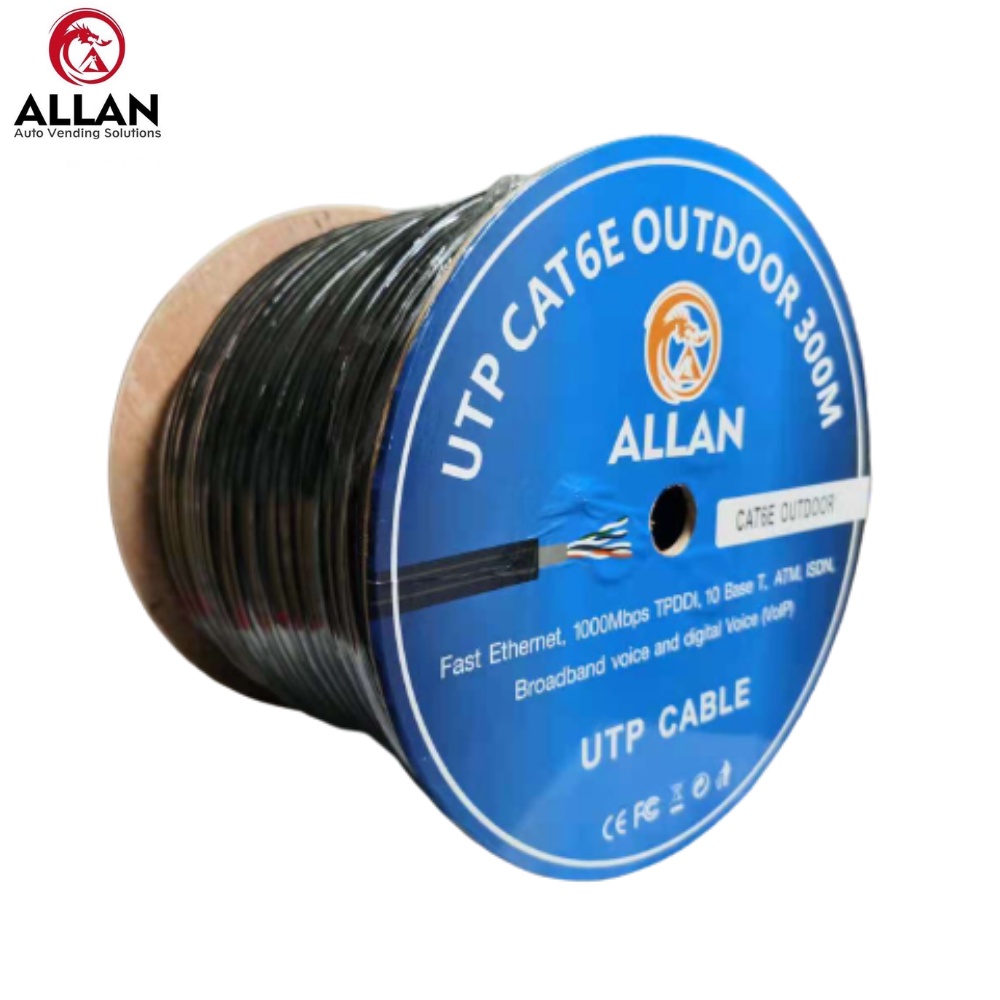 ALLAN Outdoor Cat6 300M Full Meter Outdoor UTP Cable CCA Cat6e Lan ...