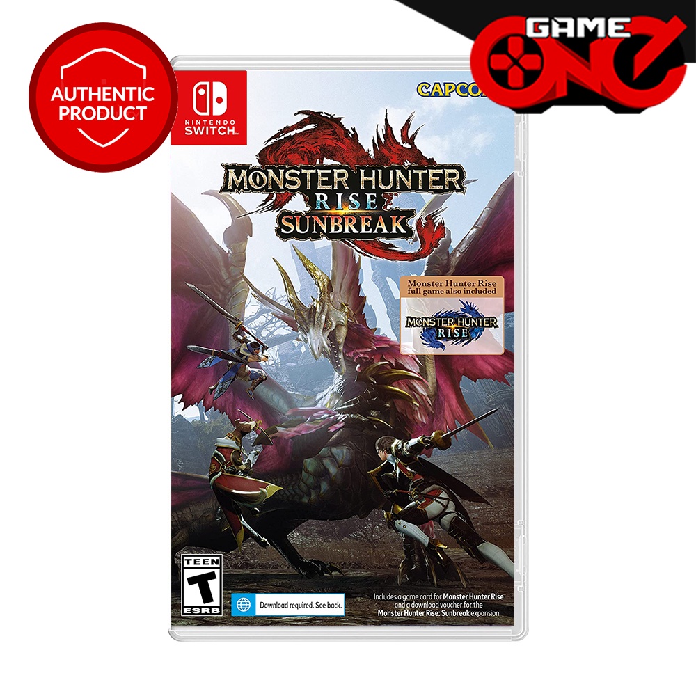Nintendo Switch Monster Hunter Rise Sunbreak Master Edition [US ...