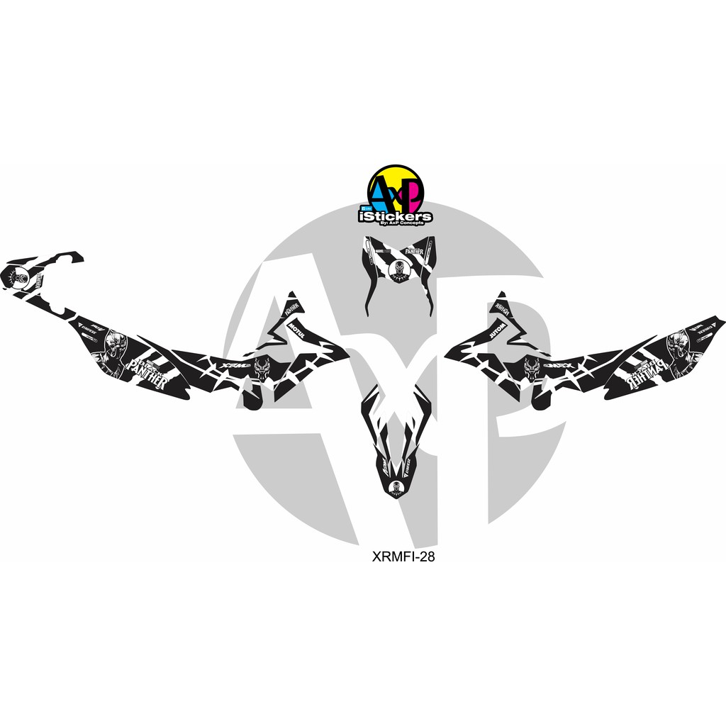 Honda xrm 125 fi decal kit xrmfi-28 | BeeCost