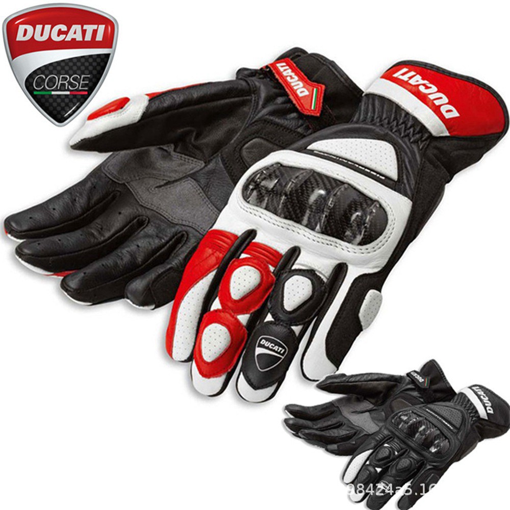 C2 Ducati Gloves Carbon Fiber Motorcycle Racing Riding Gloves Anti ...