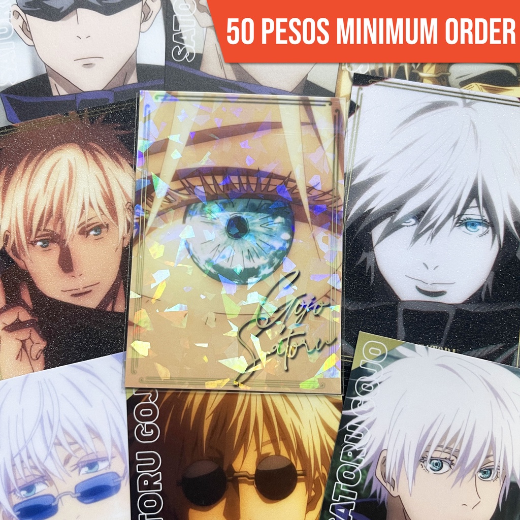 Jujutsu Kaisen Anime Satoru Gojo Trading Cards (Fanmade) | Shopee ...