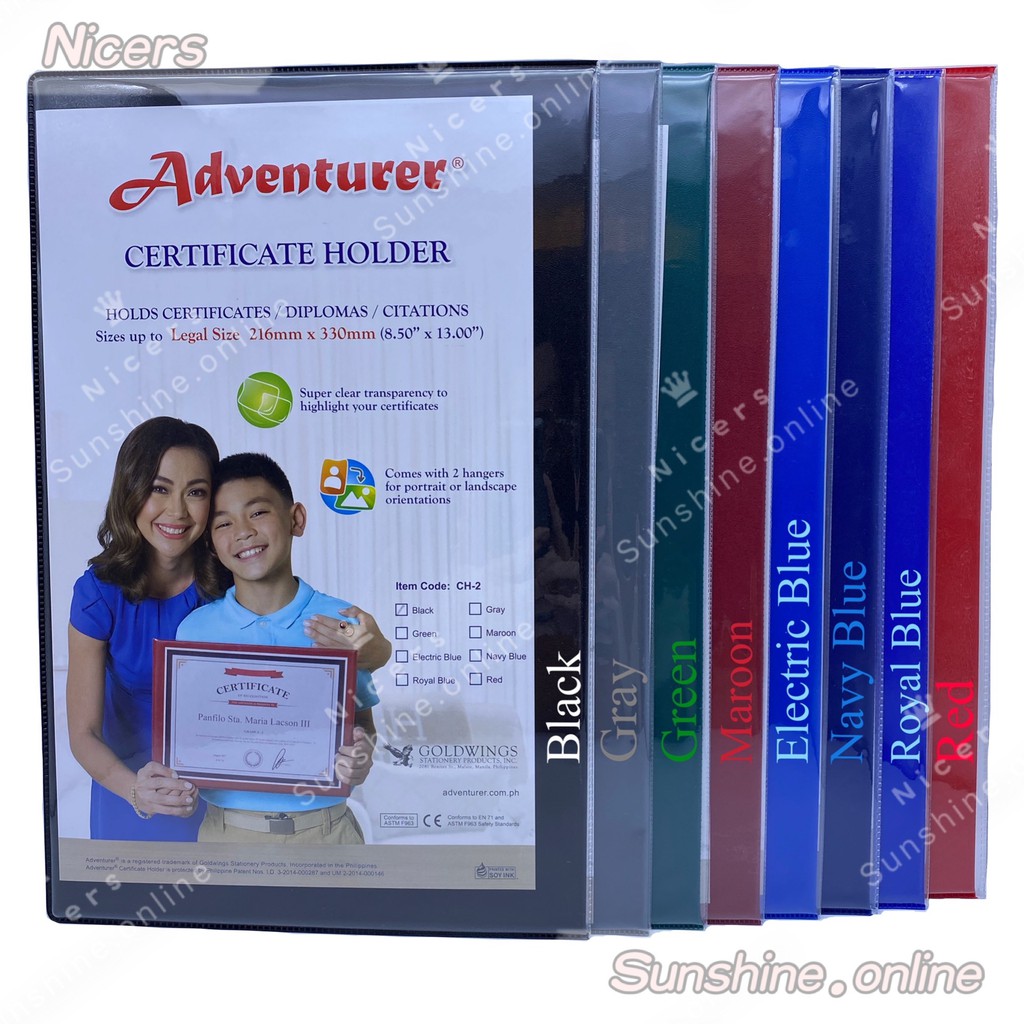 Adventurer Certificate Holder Hold Certificates/Diplomas/Citations CH-2 ...