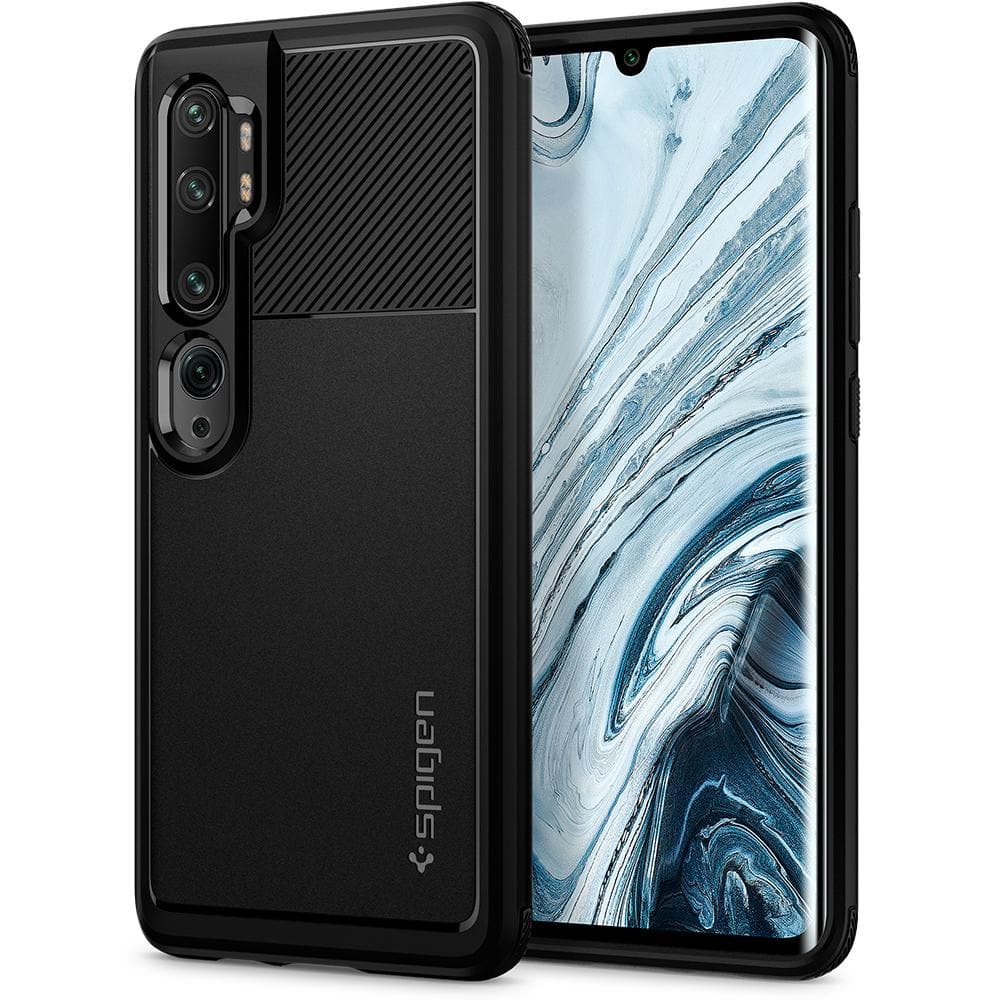 Spigen Xiaomi Mi Note 10 Pro / Note 10 Case Rugged Armor Matte Black ...