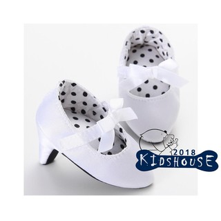 I.2-Newborn Baby Girl High Heels Soft Sole Toddler Bow | Shopee Philippines