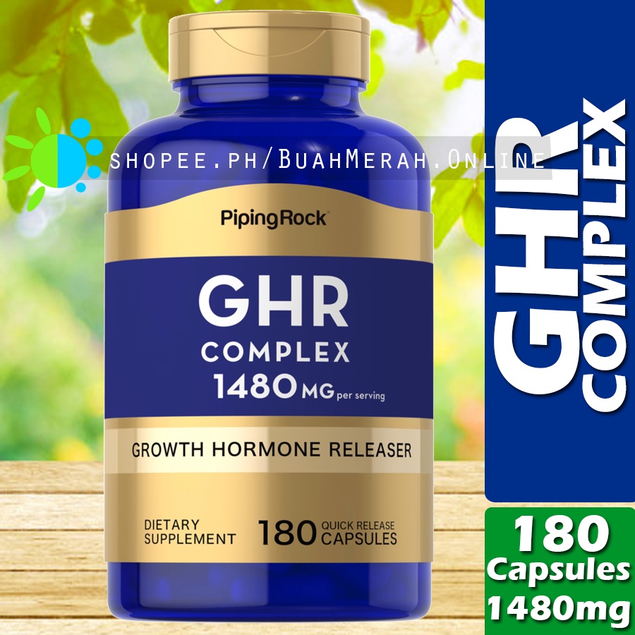 GHR COMPLEX ( Growth Hormone Releaser ) 1480mg x 180 Capsules ...