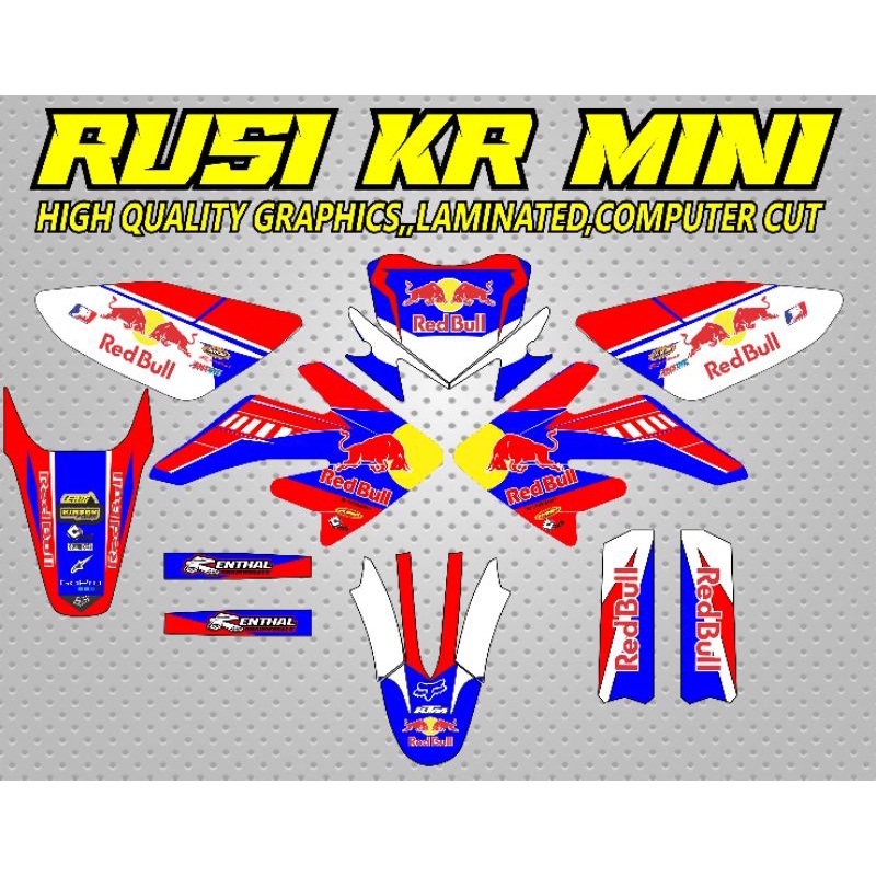 Rusi KR mini 110 full body decals | Shopee Philippines