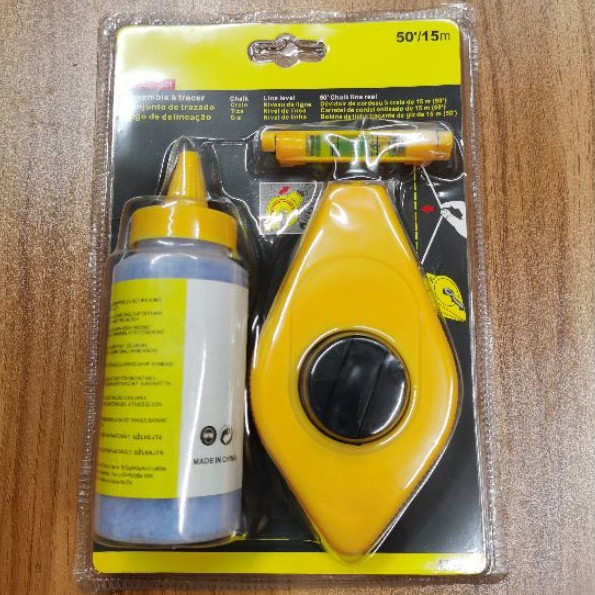 chalkline marker with powder pitik level bar chalk line layout set ...