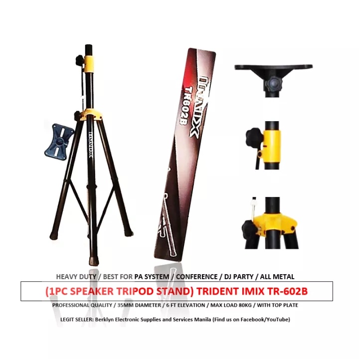 TRIDENT SPEAKER STAND TR 602B | Shopee Philippines