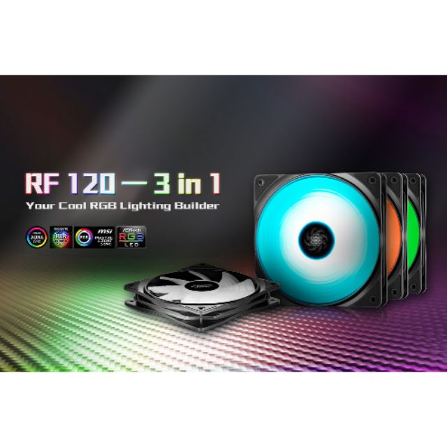 Deepcool RF120 3in1pack and single pack rgb fans | Shopee Philippines