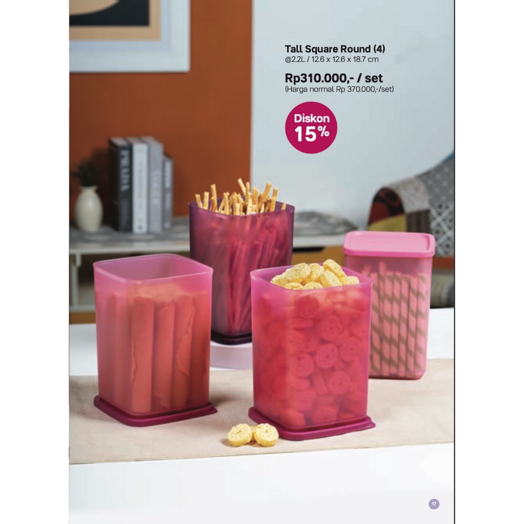 Tall Summer Set/Jar Tupperware Original - UniTop
