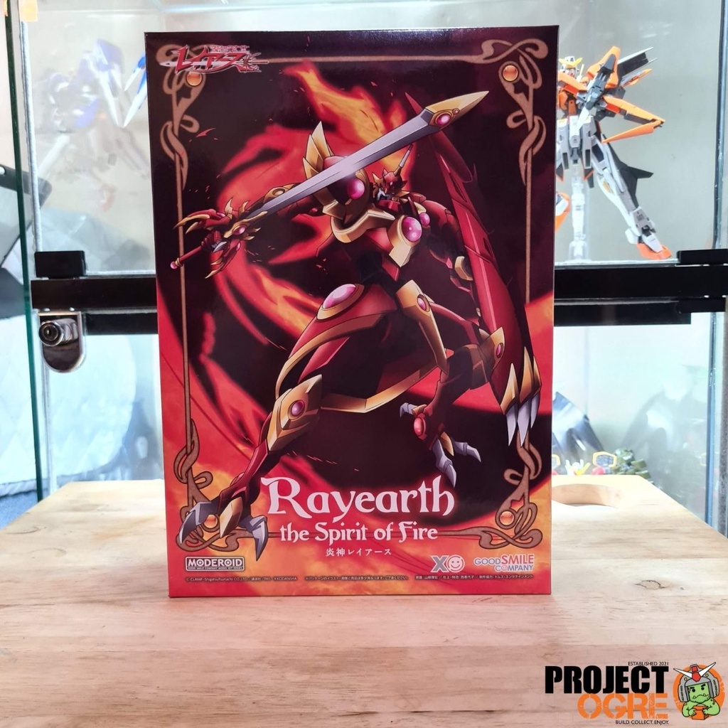 Magic Knight Rayearth Moderoid Rayearth, the Spirit of Fire Model Kit ...