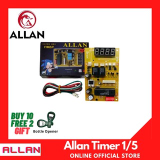 Allan Piso/Lima Timer For Pisonet /4 LED Digit Digital Timer Dual Relay ...