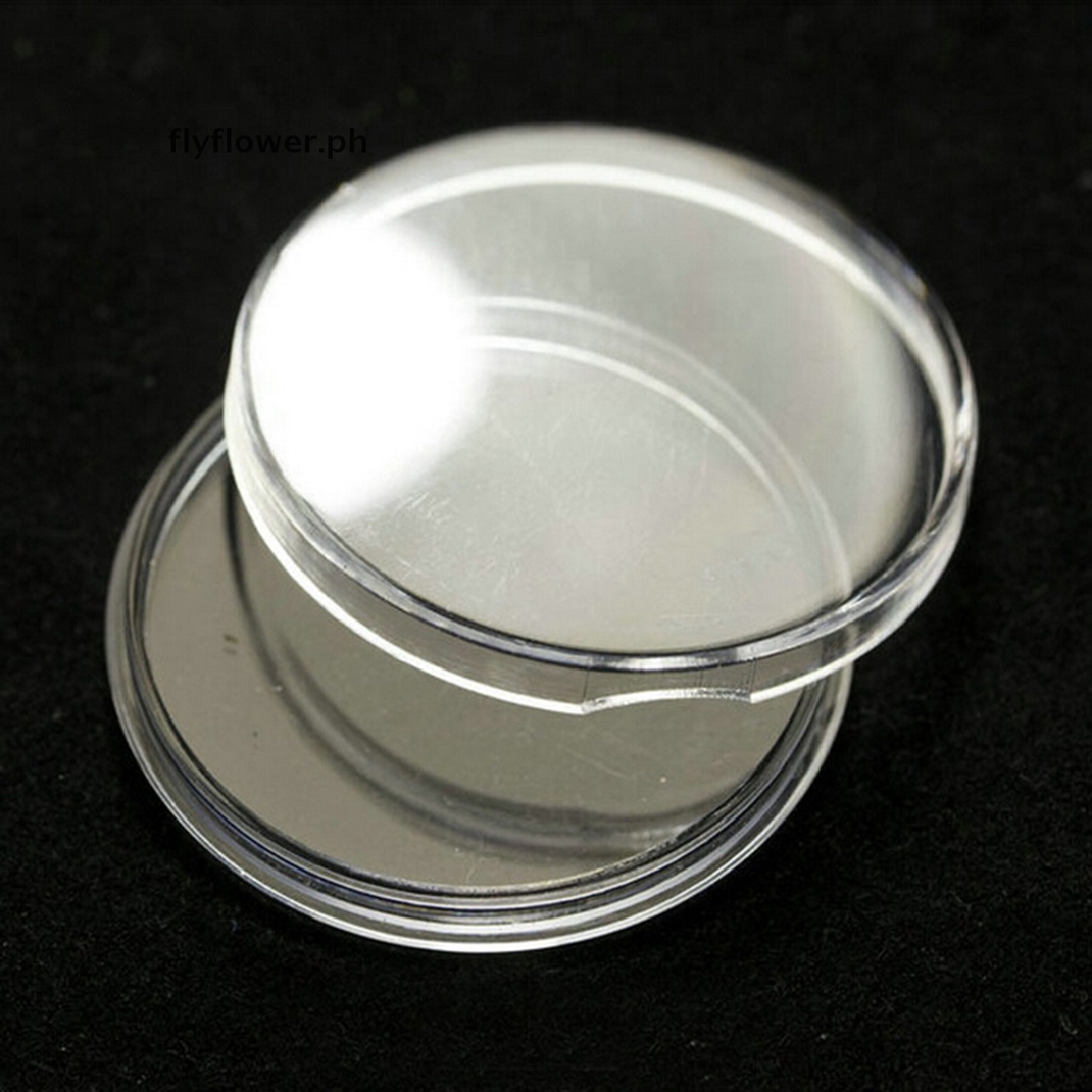 { flyflower.ph } 10pcs 40mm Applied Clear Round Cases Coin Storage ...