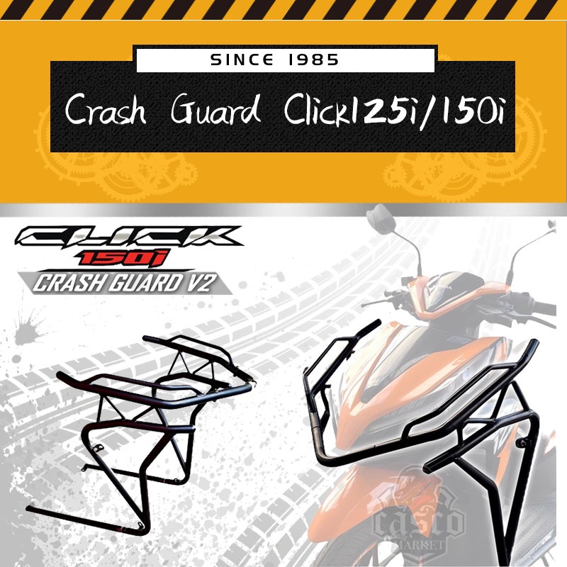 Full Armor Crash Guard V2 V3 For HONDA CLICK 125i/150i GAME CHANGER V2 ...